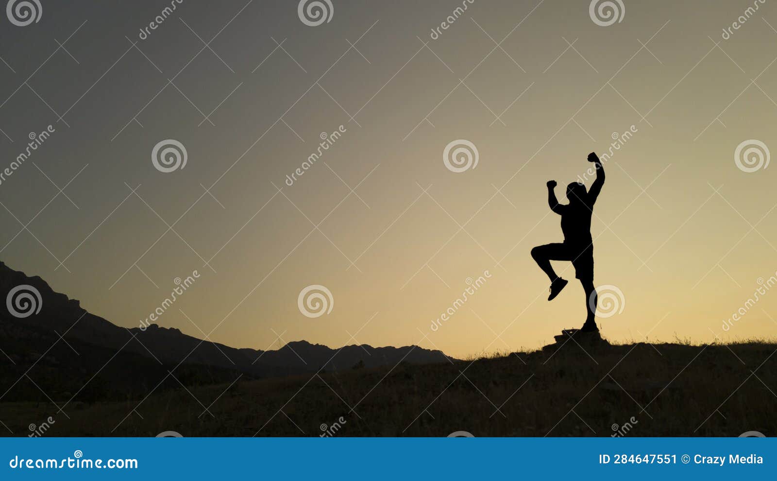 Dynamic, Energetic, Enthusiastic and Active Human Silhouette Stock ...