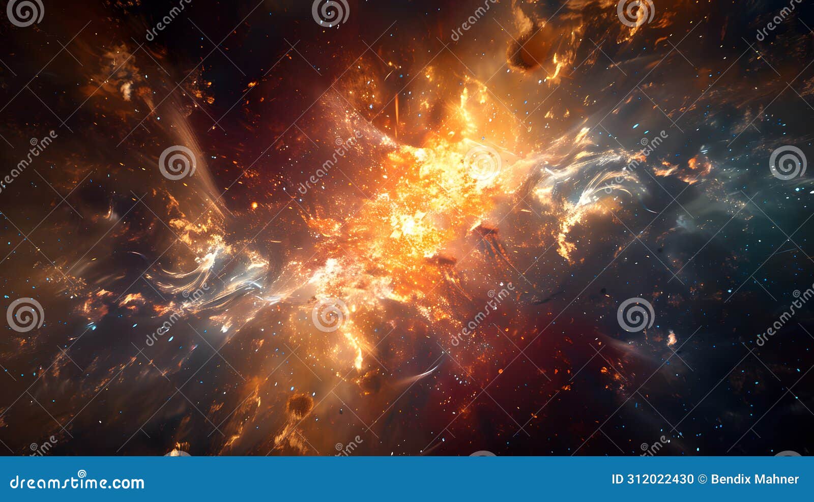 Dynamic Energy Bursts Exploding into Vibrant Abstract Background ...