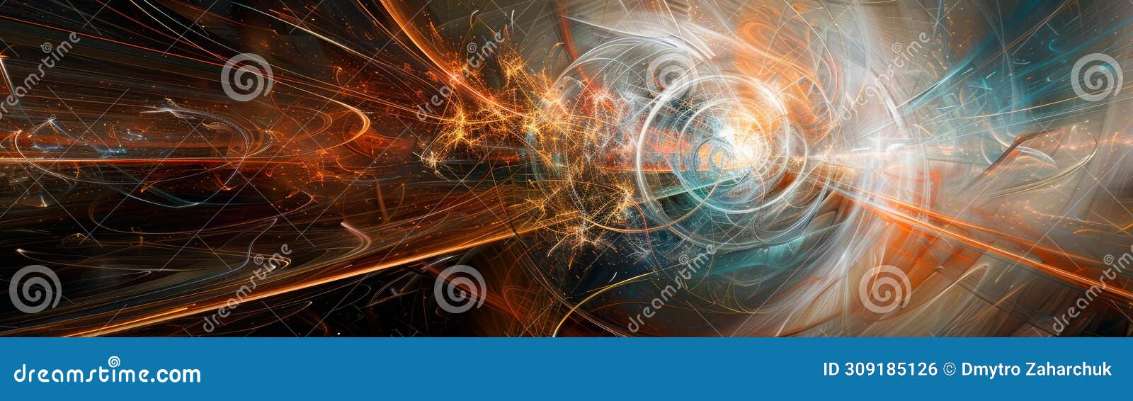 Dynamic Energy Fields Emanating from a Central Source, Symbolizing the ...