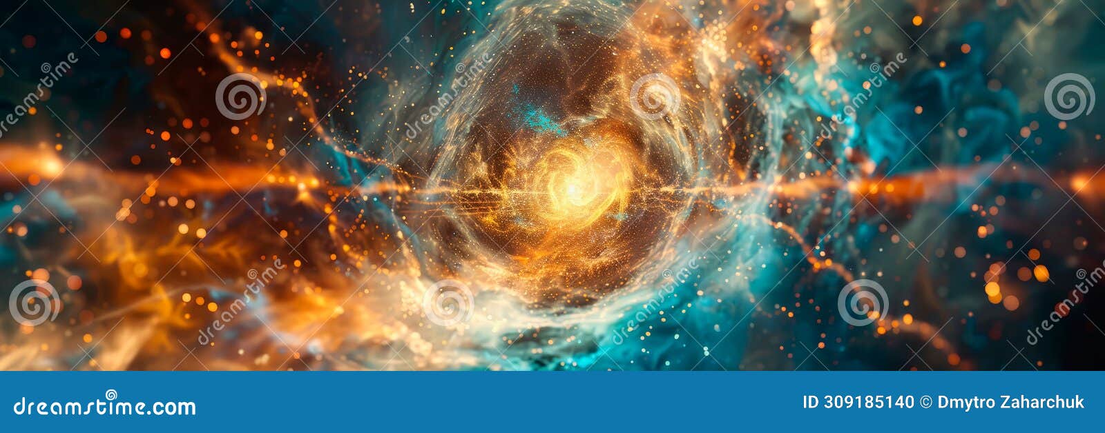 Dynamic Energy Fields Emanating from a Central Source, Symbolizing the ...