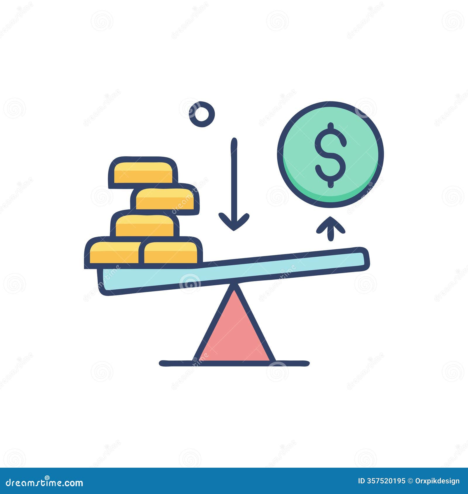 Dynamic Equity Icon for Social Justice Stock Illustration ...