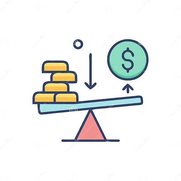 Dynamic Equity Icon for Social Justice Stock Illustration ...