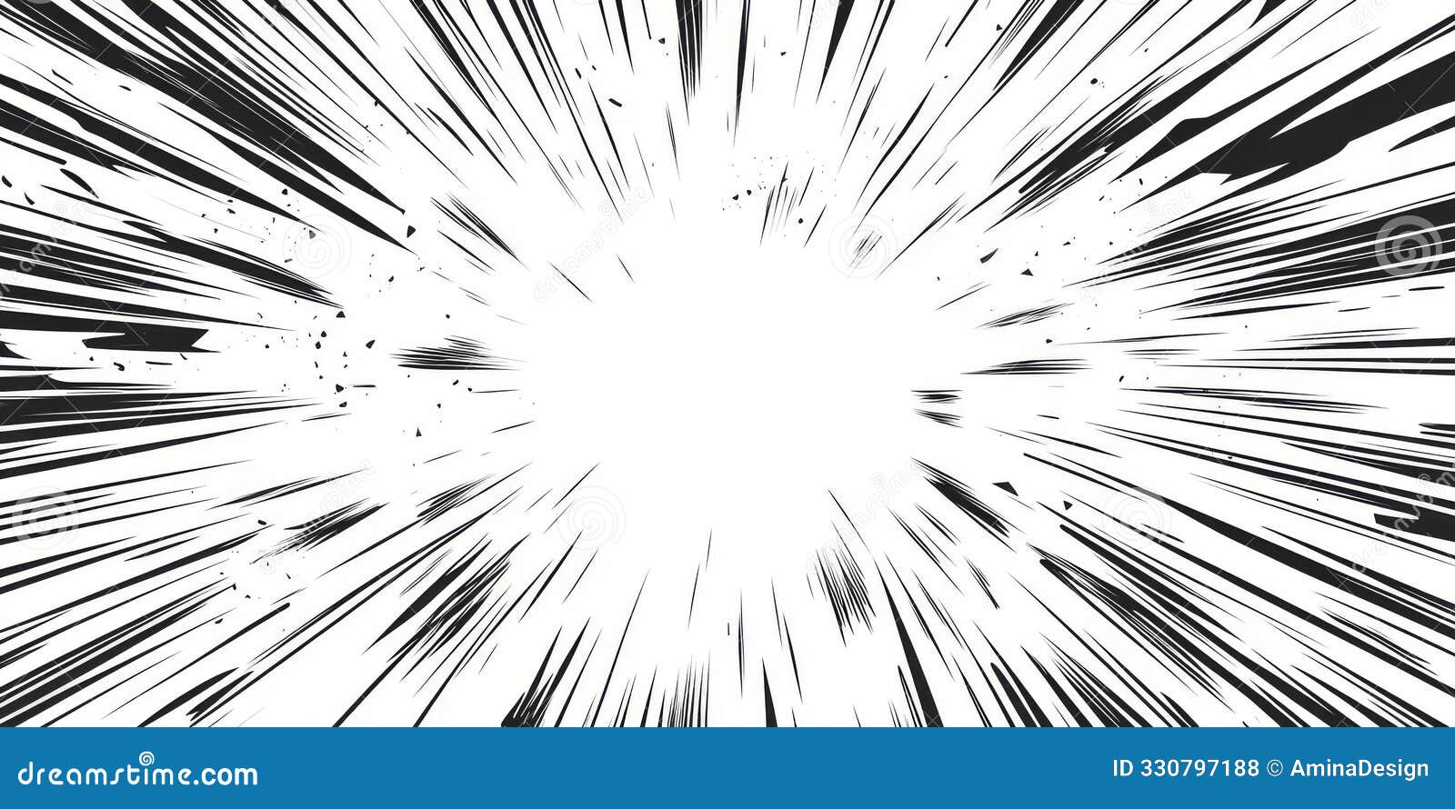 Dynamic Explosion Effect in Comic Art a Striking Manifestation of ...