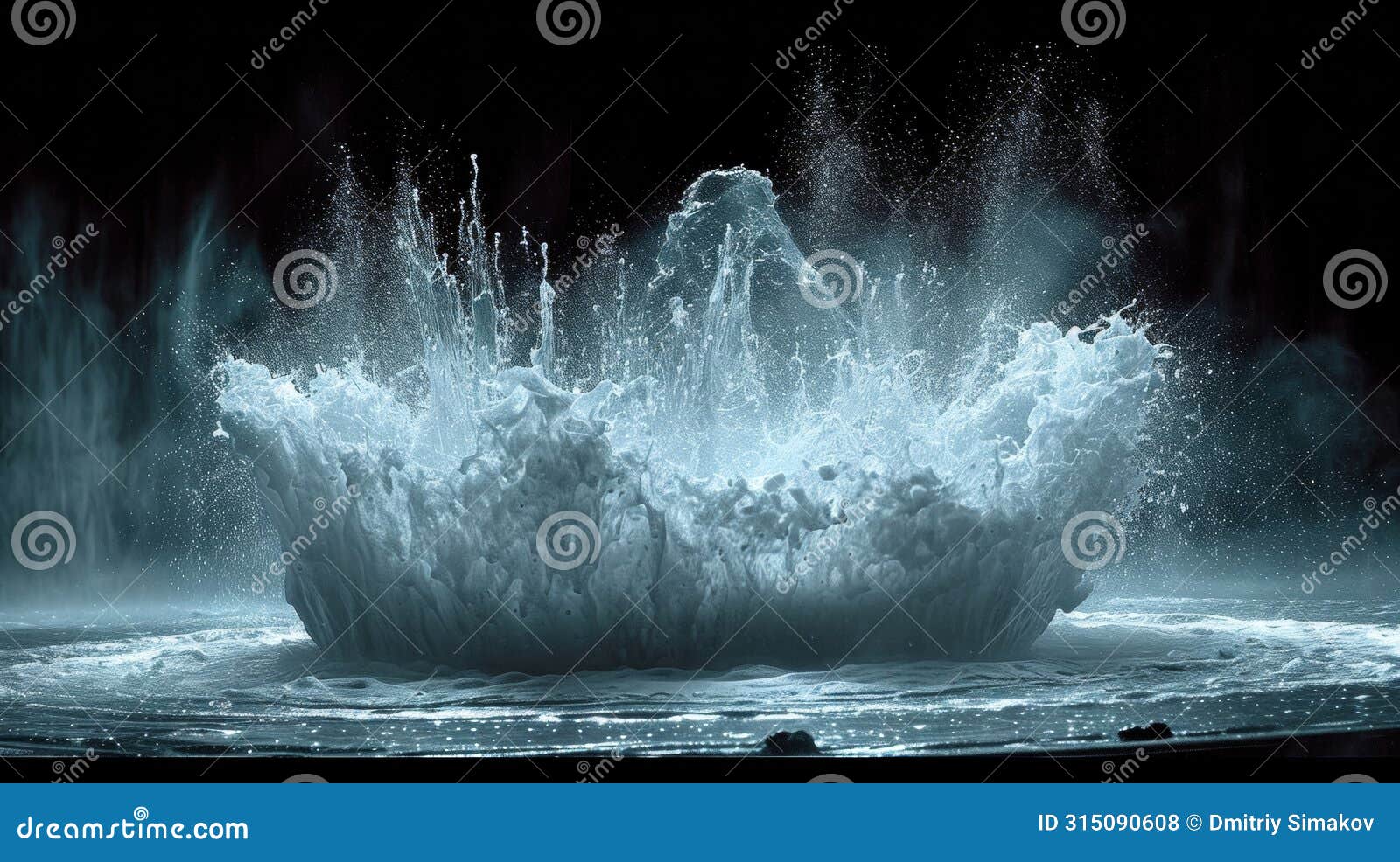 In a dynamic explosion stock illustration. Illustration of effect ...