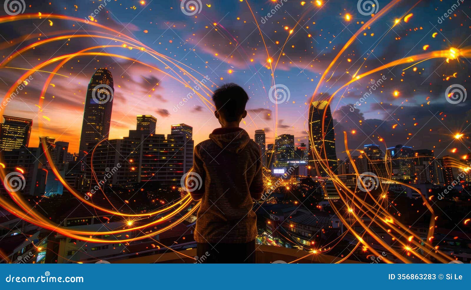 Dynamic Fiber Optic Art Display Urban Studio Digital Graphic Design ...