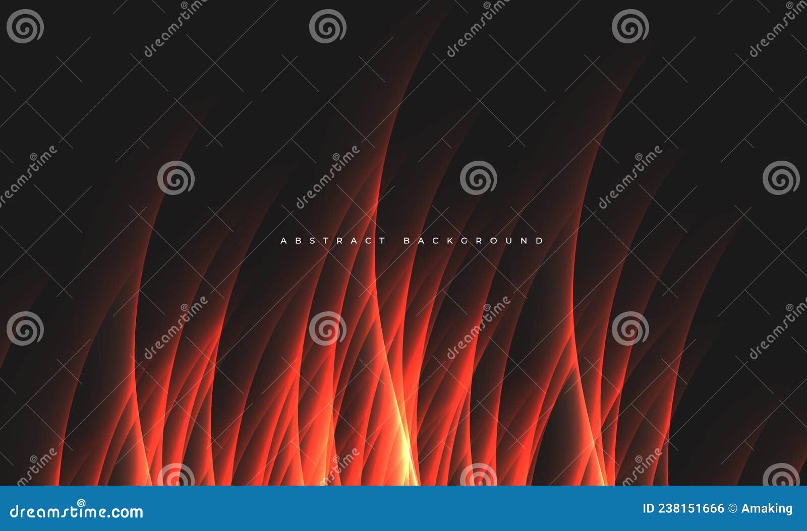 Dynamic Fire Wave Dimension Background with Light Shadow Effect ...