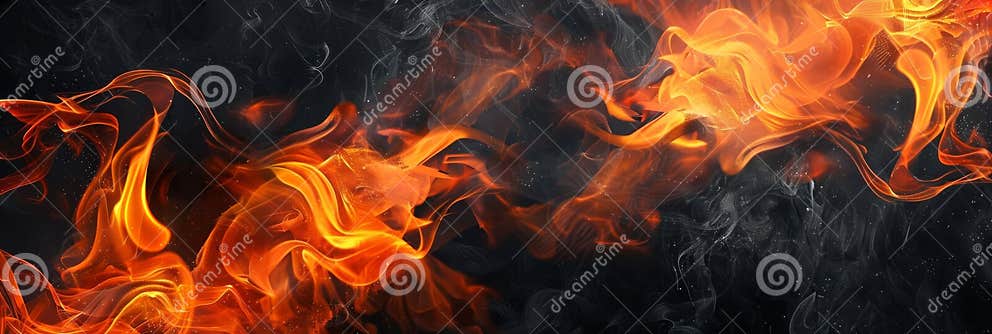 Dynamic Flames and Smoke Background for Engaging and Creative Art and ...