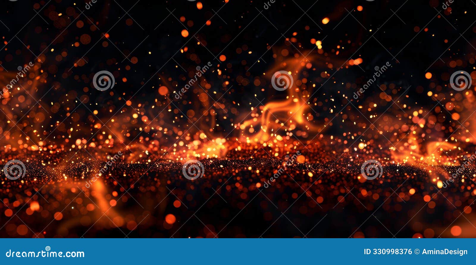 Dynamic Flames and Sparkles a Stunning Visual of Captivating Fire and ...