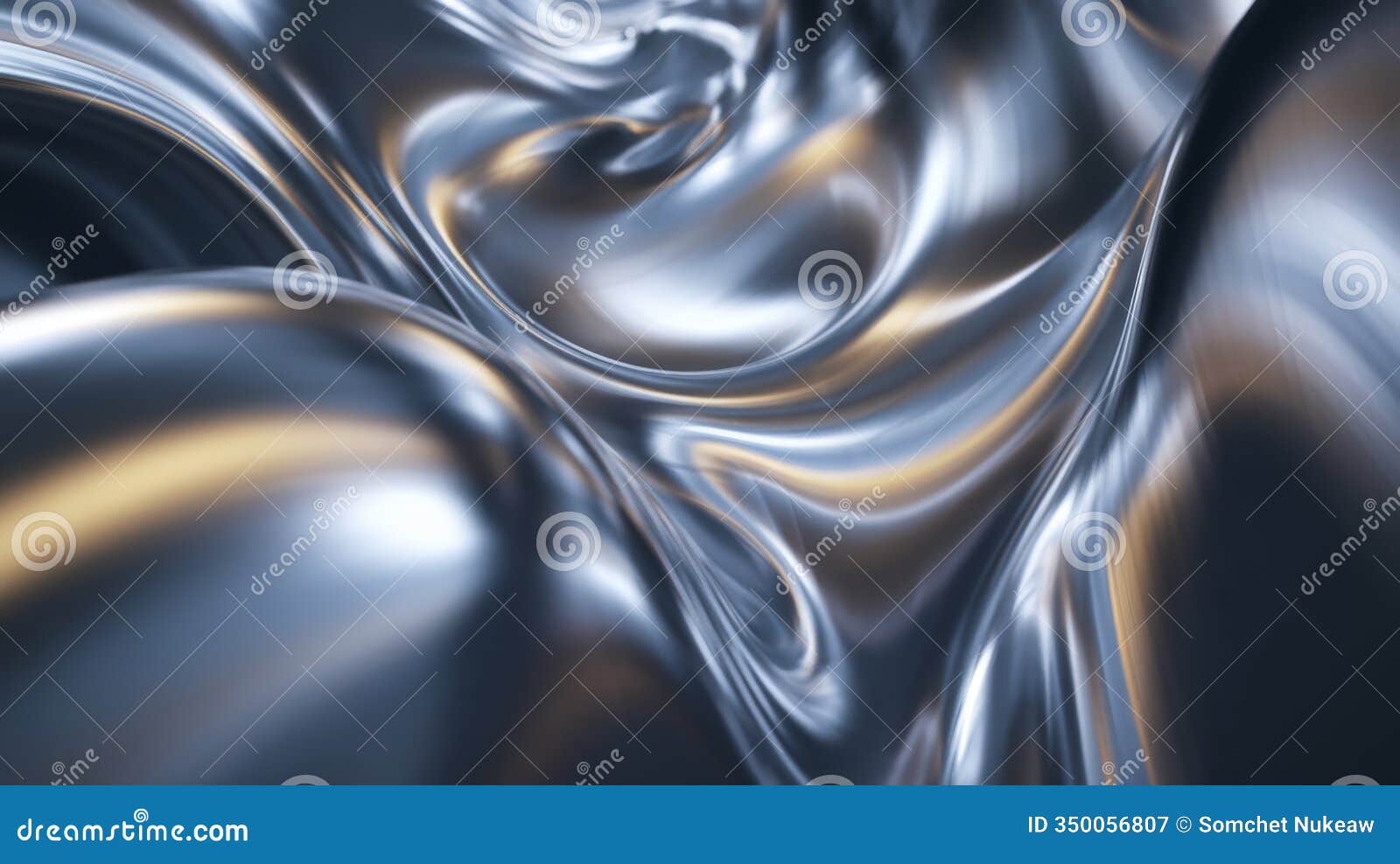 Dynamic Flow of Abstract Metal Texture Studio Digital Art Contemporary ...