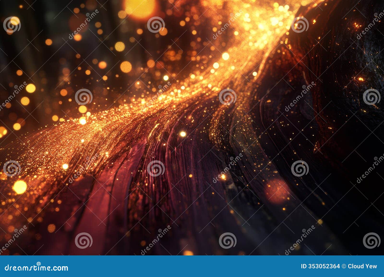 Dynamic Flow of Data Visualization in Realistic Animation with Glowing ...