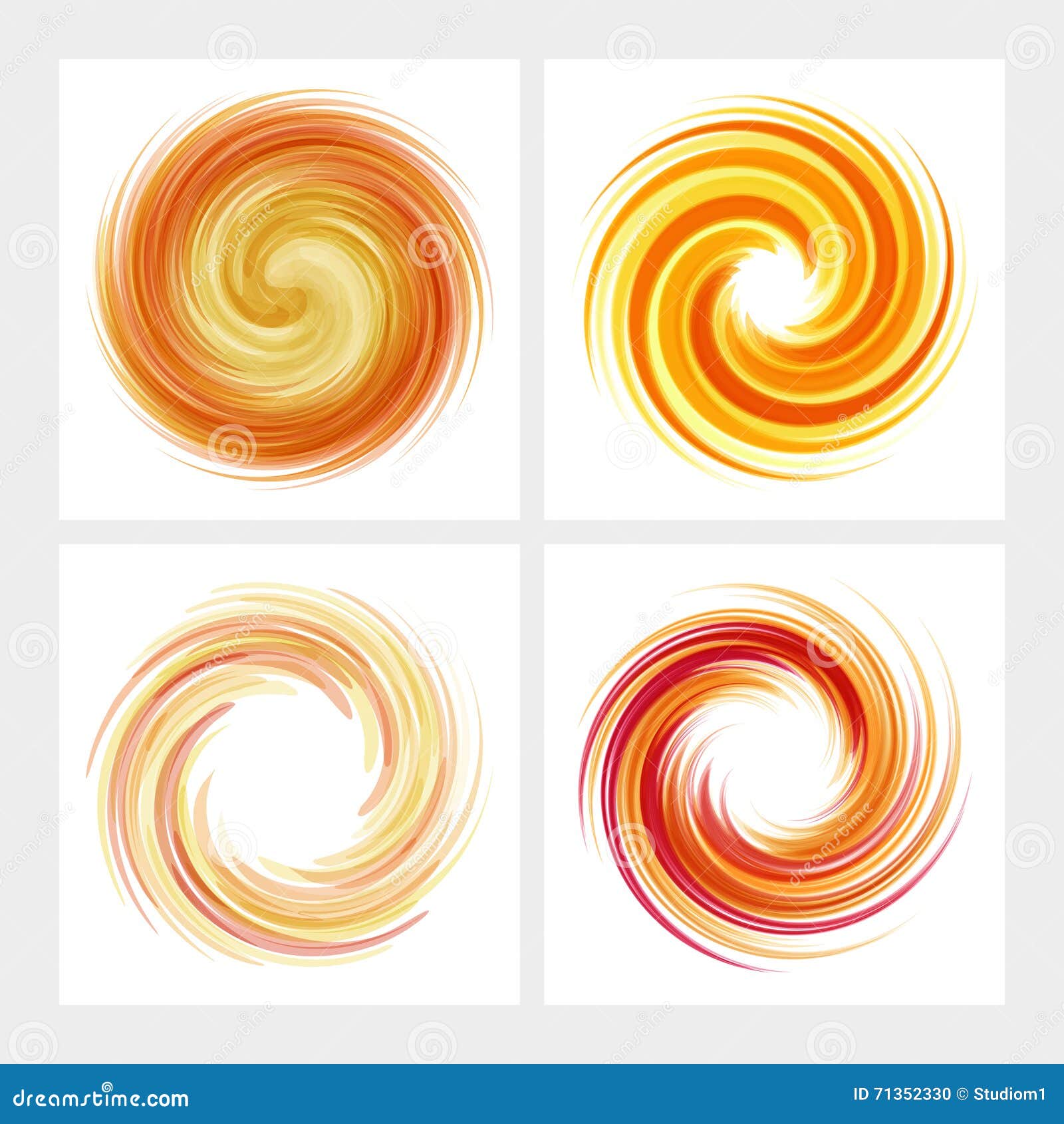 Dynamic Flow Illustration. Swirl Background Stock Illustration ...