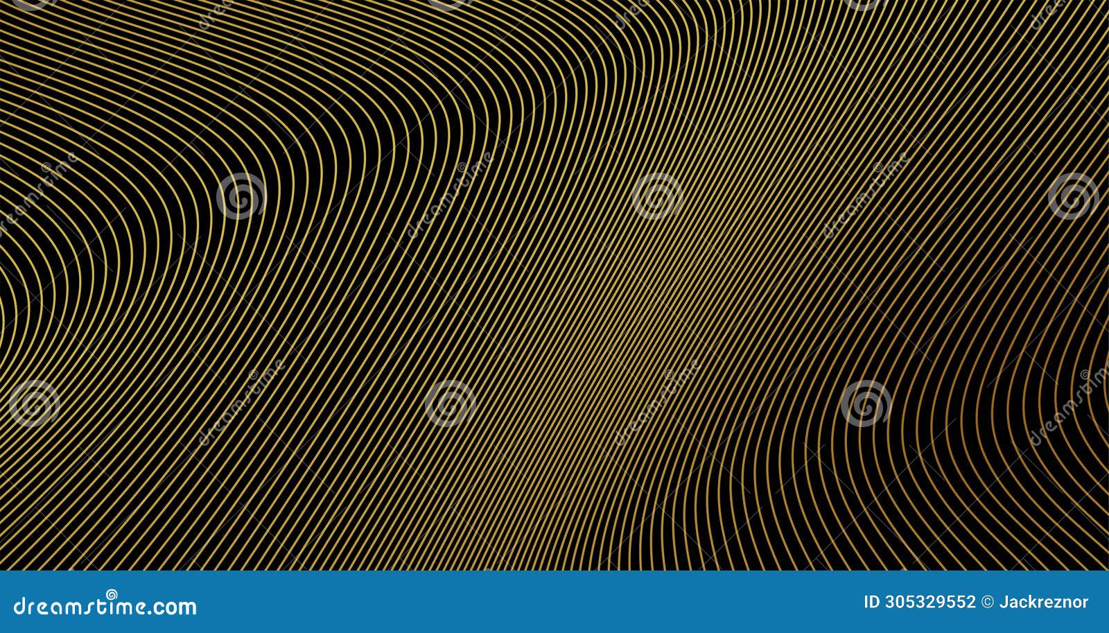 Dynamic Flowing Wave Lines, Smooth Curve Gold Gradient Pattern Stock ...