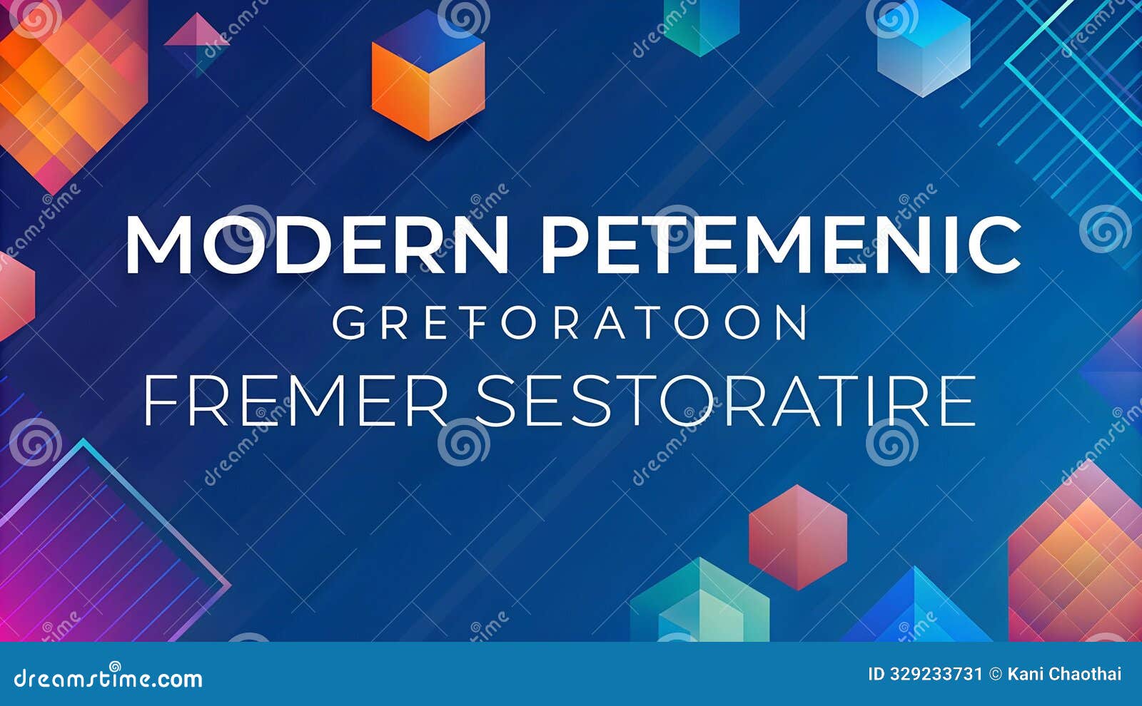 Dynamic Geometric Borders: a Modern Template for Presentations AI ...