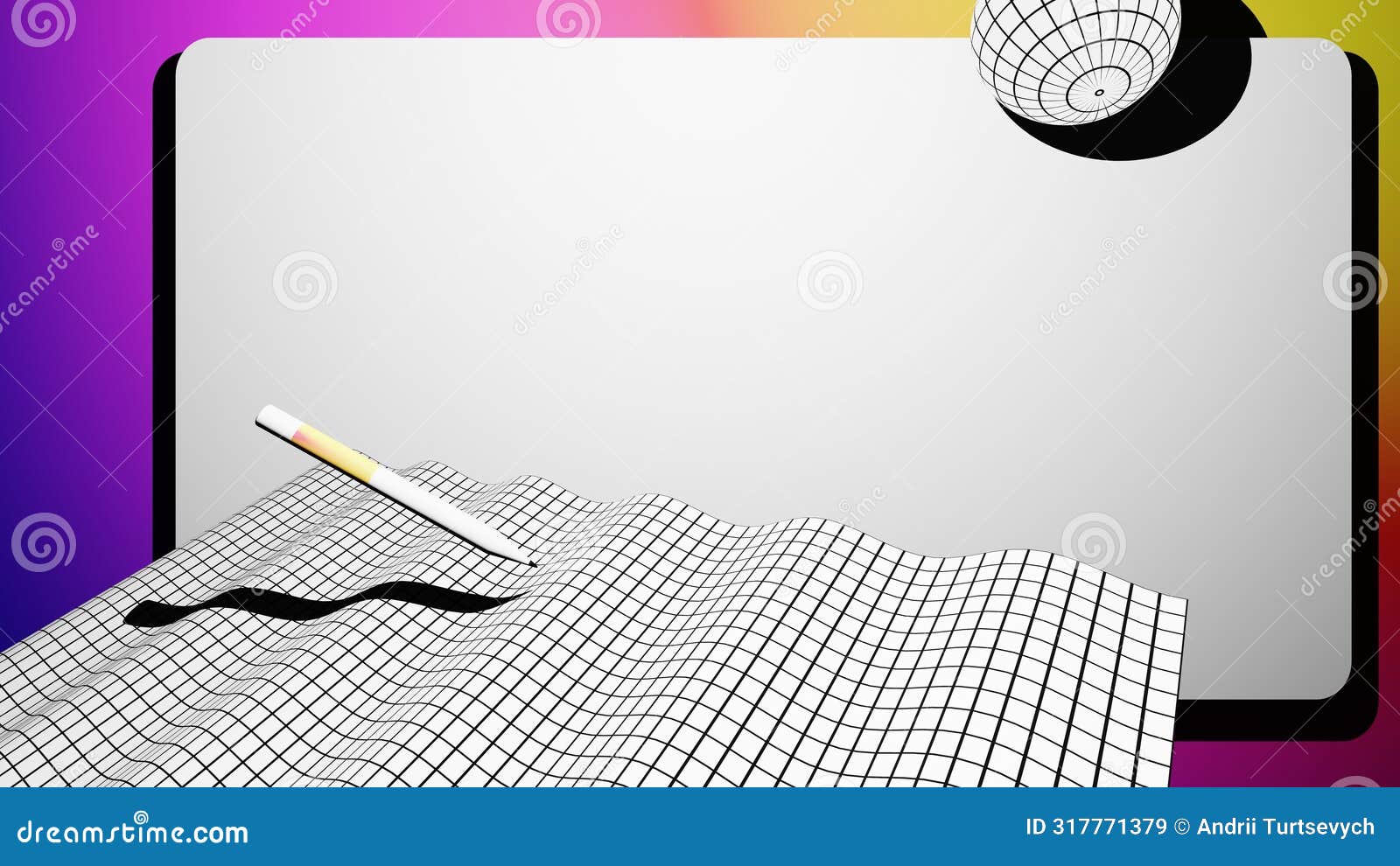 Dynamic Geometric Shapes With Iridescent Gradients On 3D Grids - Modern ...