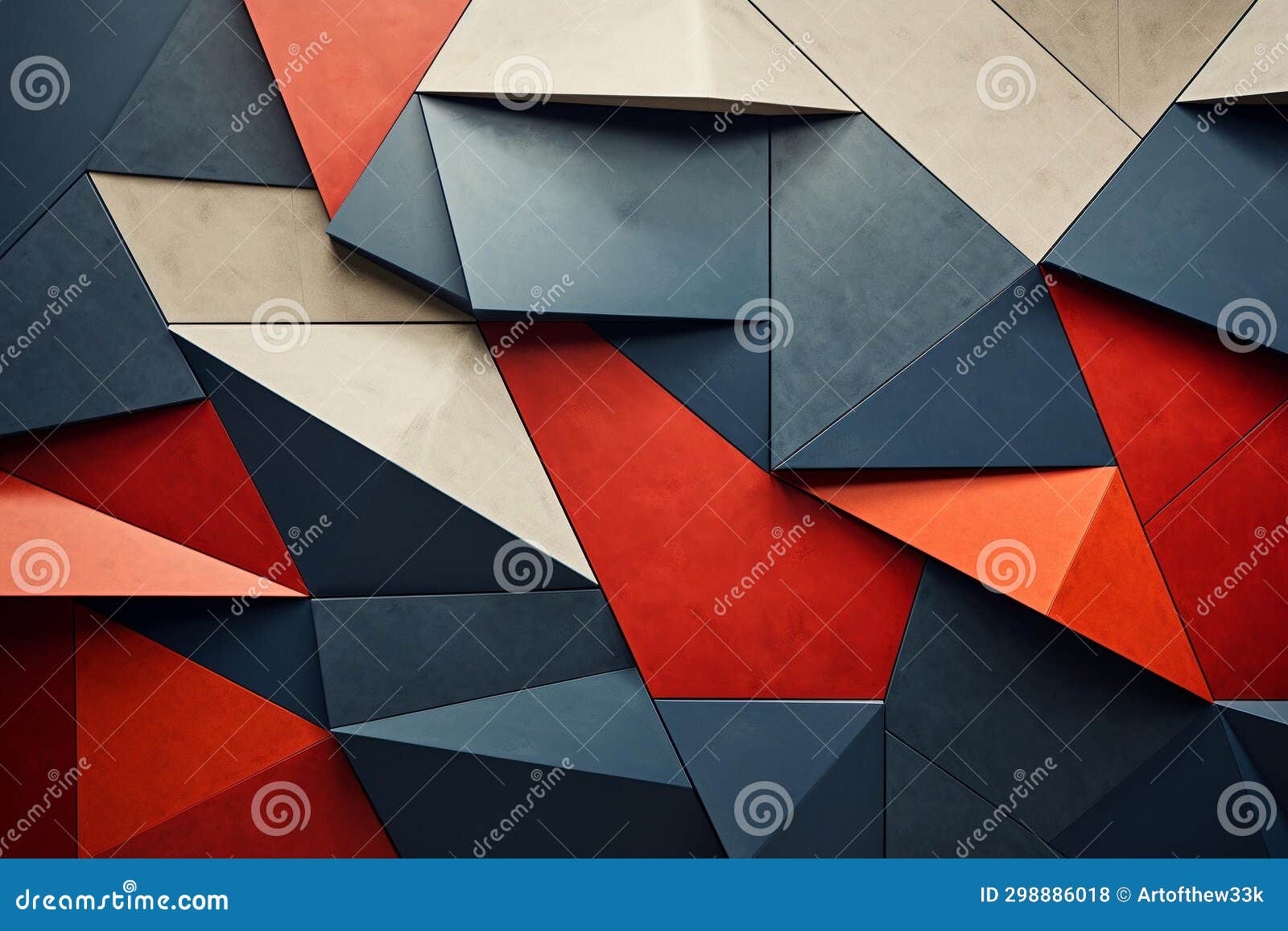 Dynamic Geometric Strength: Abstract Patterns on Concrete Wall Stock ...