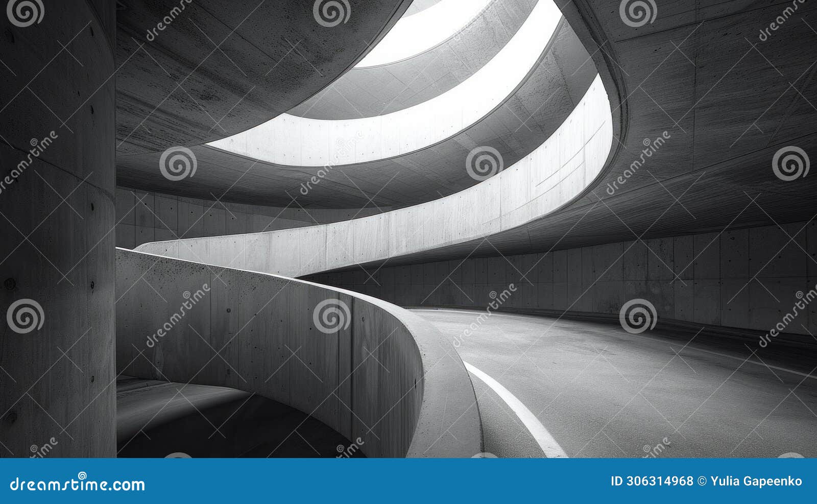 The Dynamic Geometry of a Spiral Parking Garage Ramp, a Unique ...