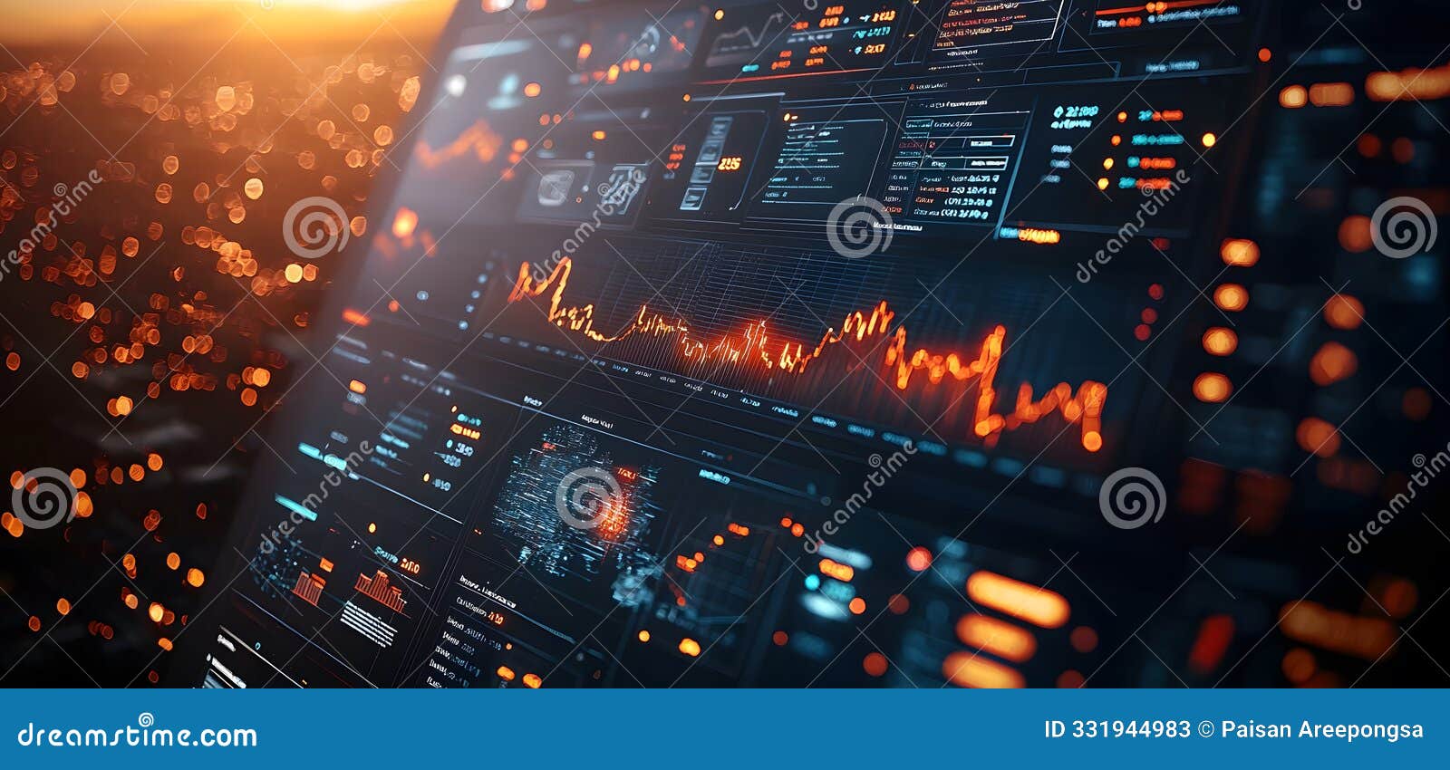 Dynamic Global E-commerce Dashboard Visualizing Sales Trends Stock ...