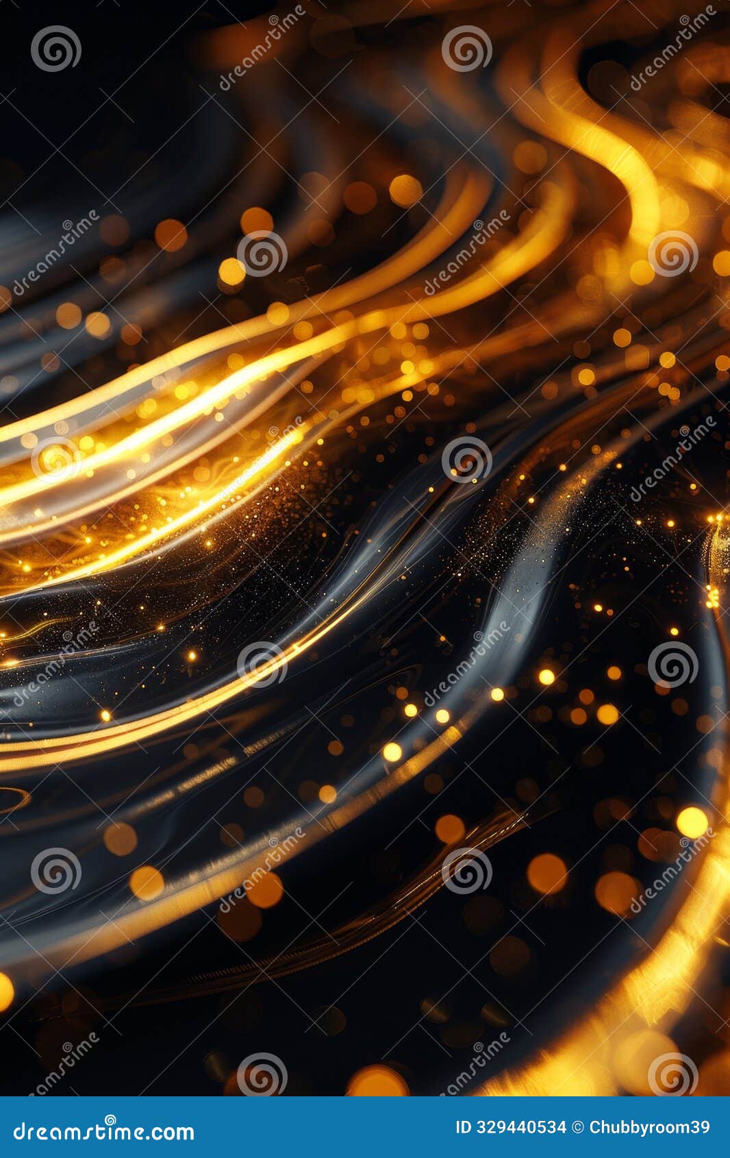 Dynamic Gold Strip Lines on Black Canvas Convey Speed and Flow in ...