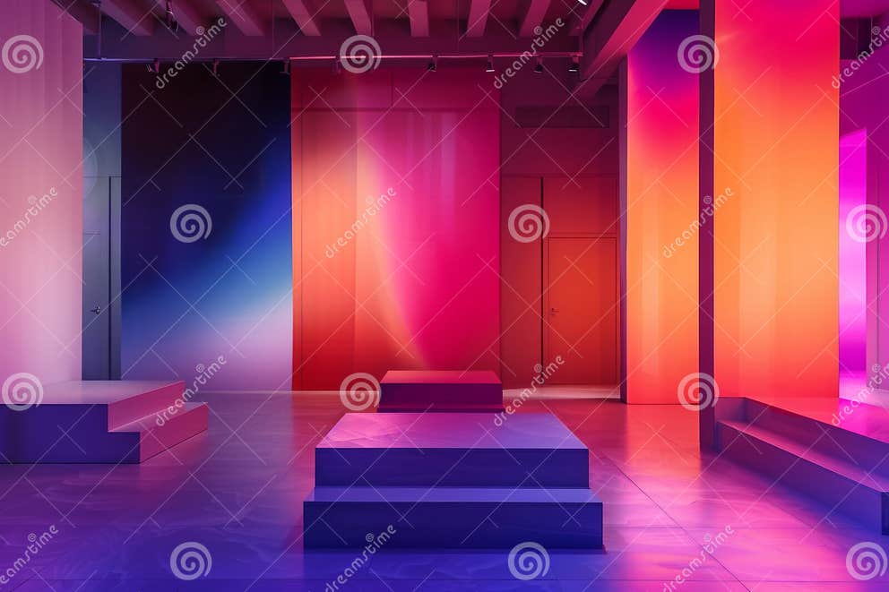 Dynamic Gradient Color Scheme for Eye-catching Presentations Stock ...