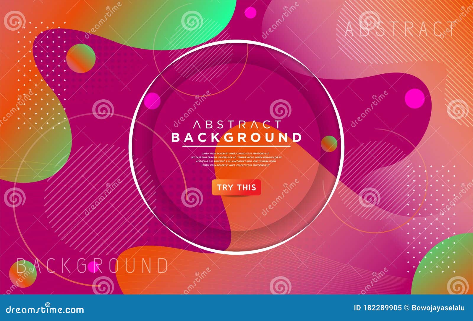 Dynamic Gradient Colorful Background with Fluid Gradient Shapes ...