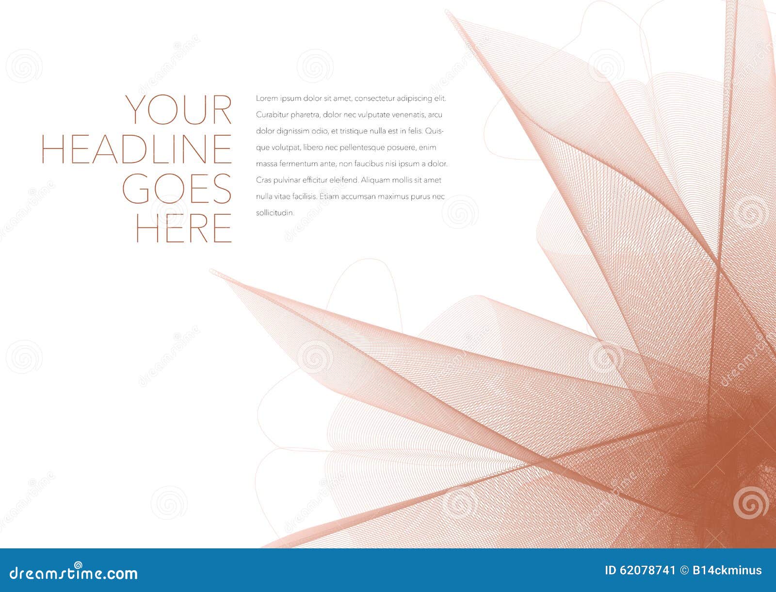 Dynamic Graphic Flower Design Template Stock Vector - Illustration of ...