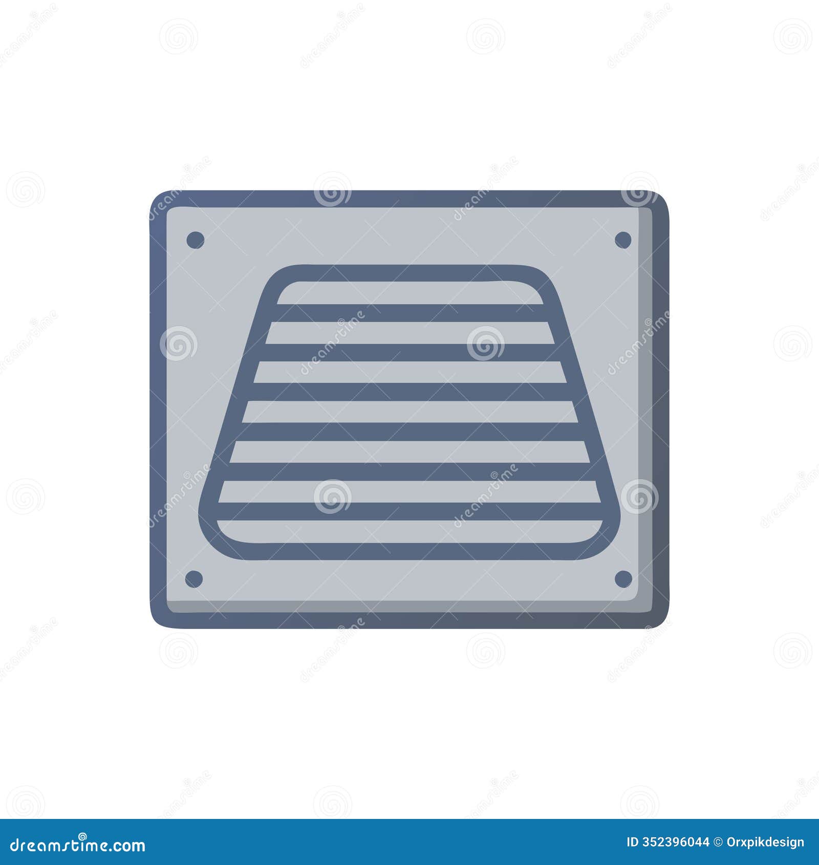 Dynamic Ceiling Vent Graphic Illustration Stock Illustration ...