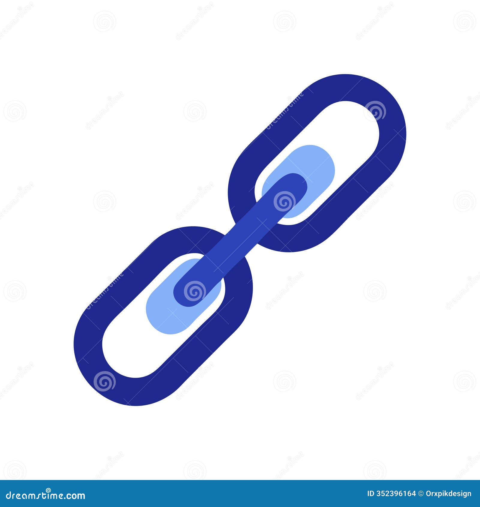 Dynamic Chain Graphic Illustration Stock Illustration - Illustration of ...