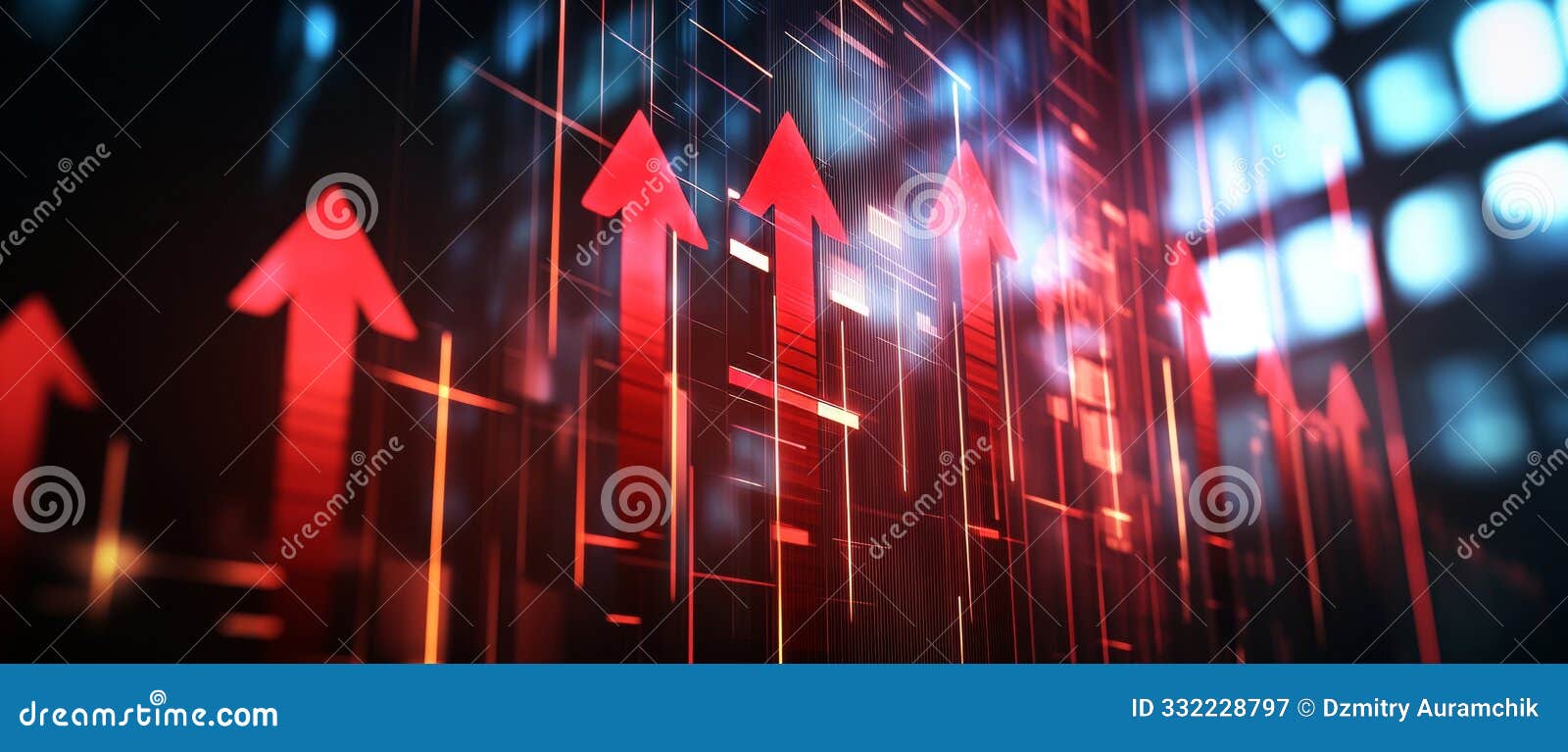 In this Dynamic Graphic, Multiple Red Arrows Point Upwards, As they ...