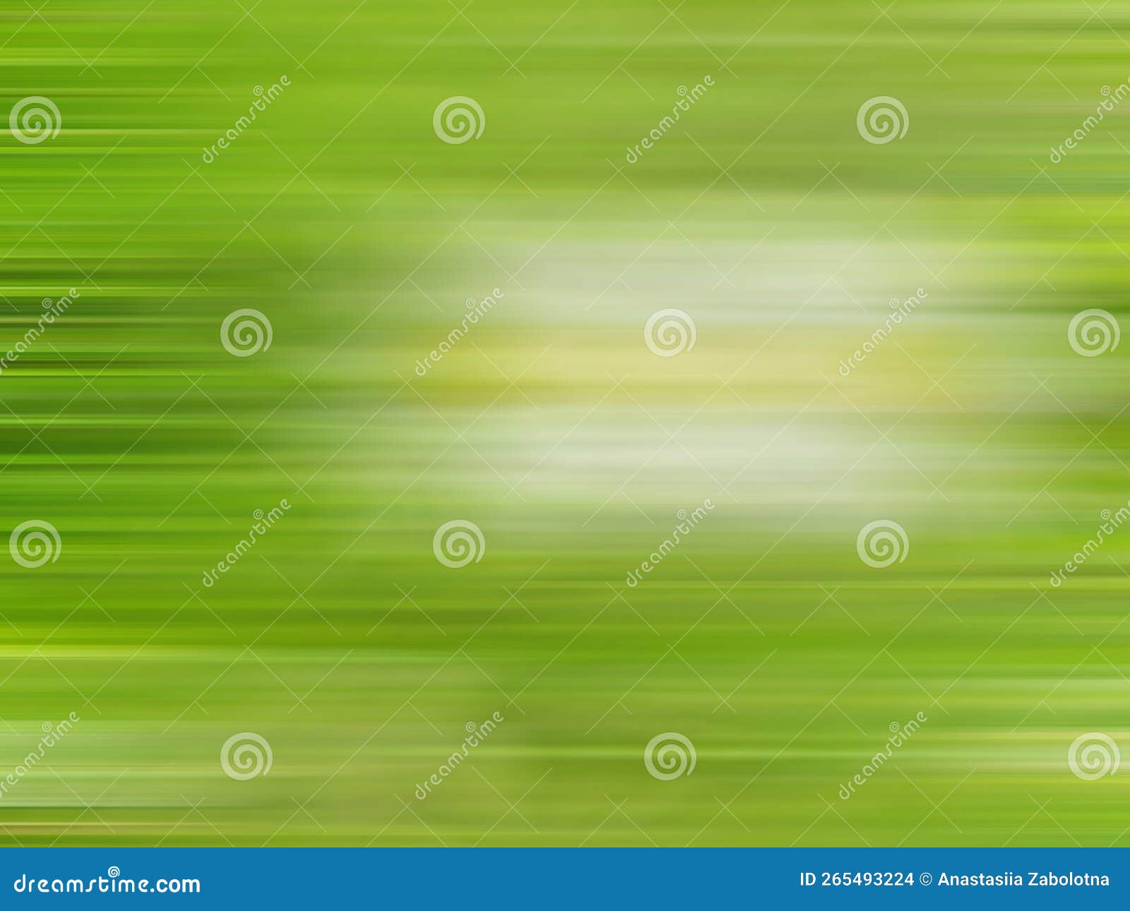 Dynamic Green Background with a White Spot. Moving Forward Blurred ...