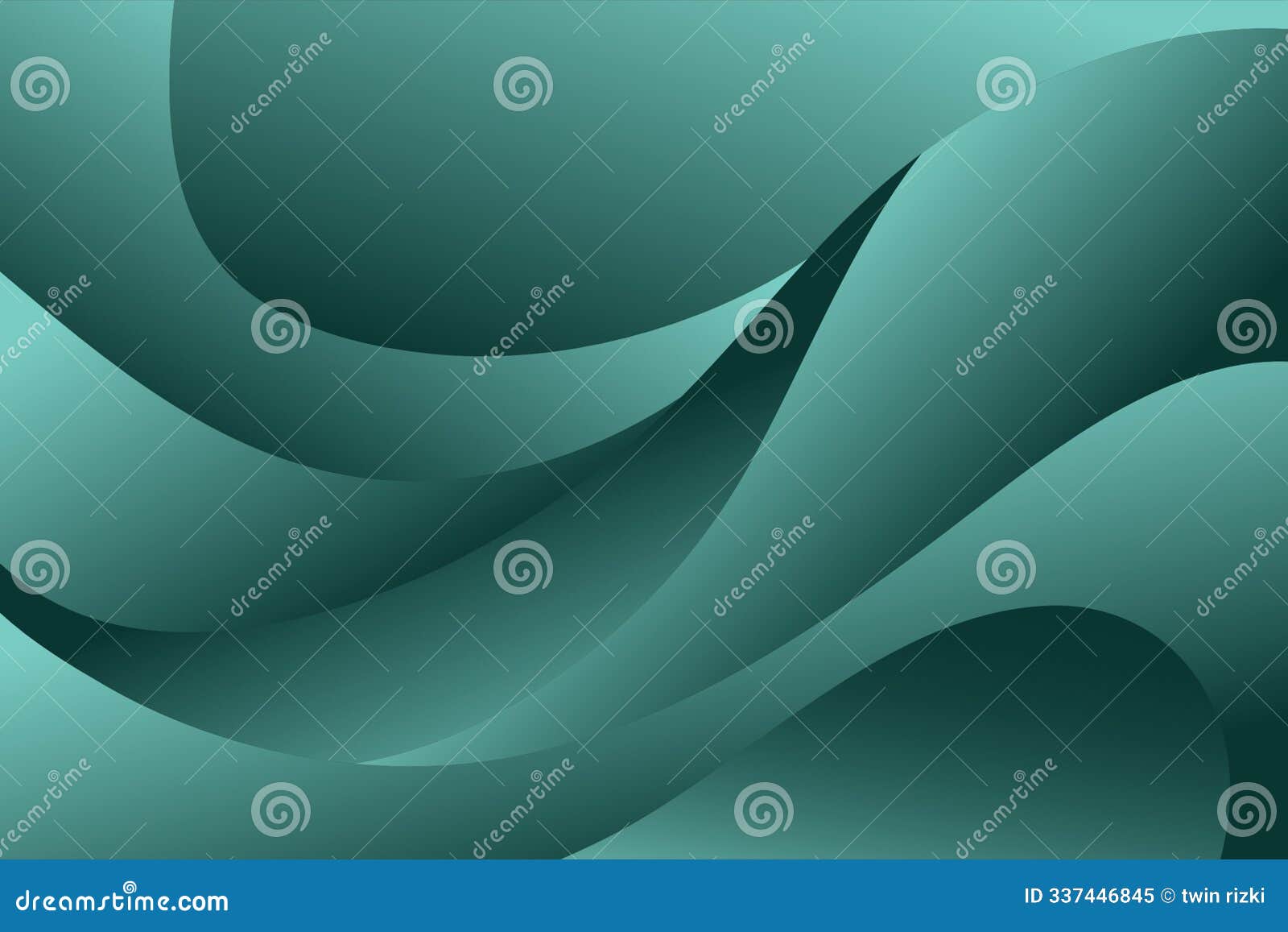 Dynamic Green Gradient Vector Background with Fluid, Organic Shapes ...