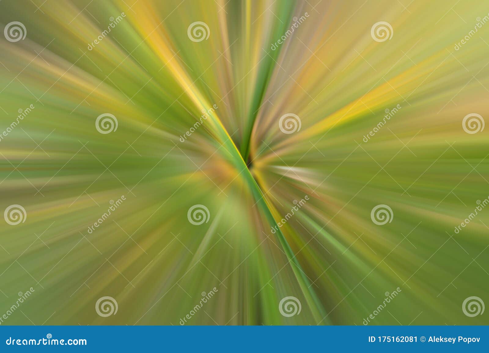 Dynamic Green Lines of Light. Light from Central Point Stock Image ...