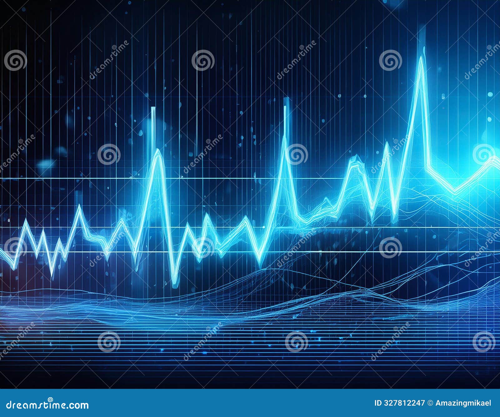 Dynamic Heartbeat Visualization: Modern ECG and Pulse Wave Graphics ...
