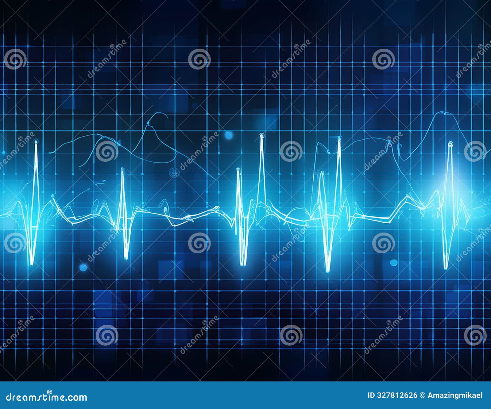 Dynamic Heartbeat Visualization: Modern ECG and Pulse Wave Graphics ...