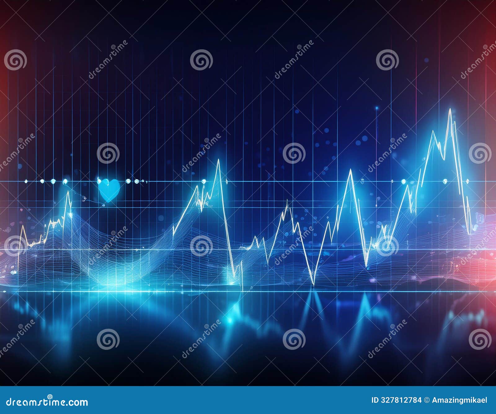 Dynamic Heartbeat Visualization: Modern ECG and Pulse Wave Graphics ...