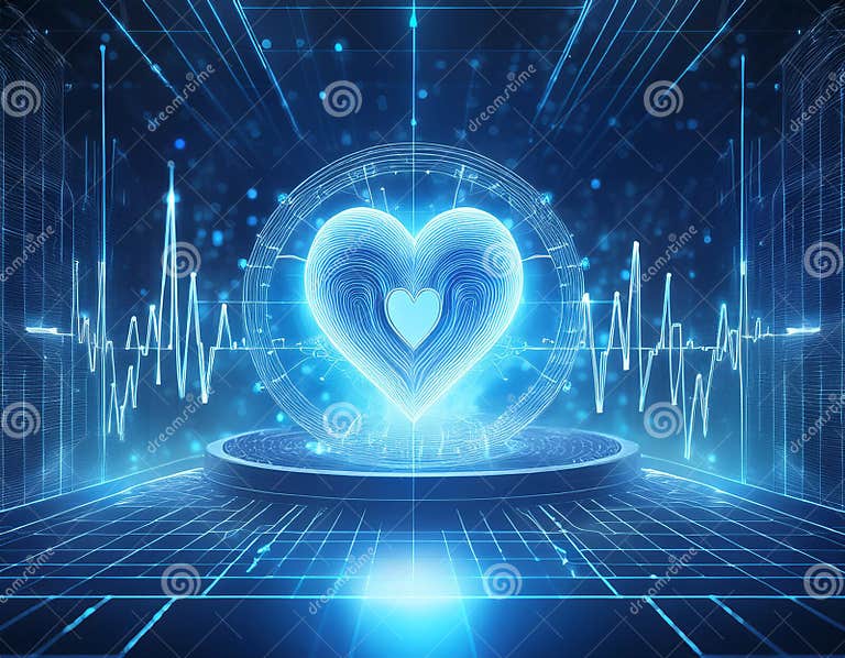 Dynamic Heartbeat Visualization: Modern ECG and Pulse Wave Graphics ...