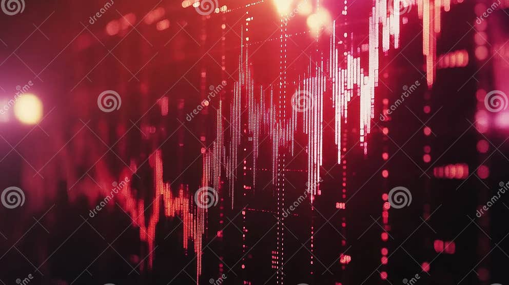 A Dynamic Holographic Chart Rises and Falls Visualizing the Value ...