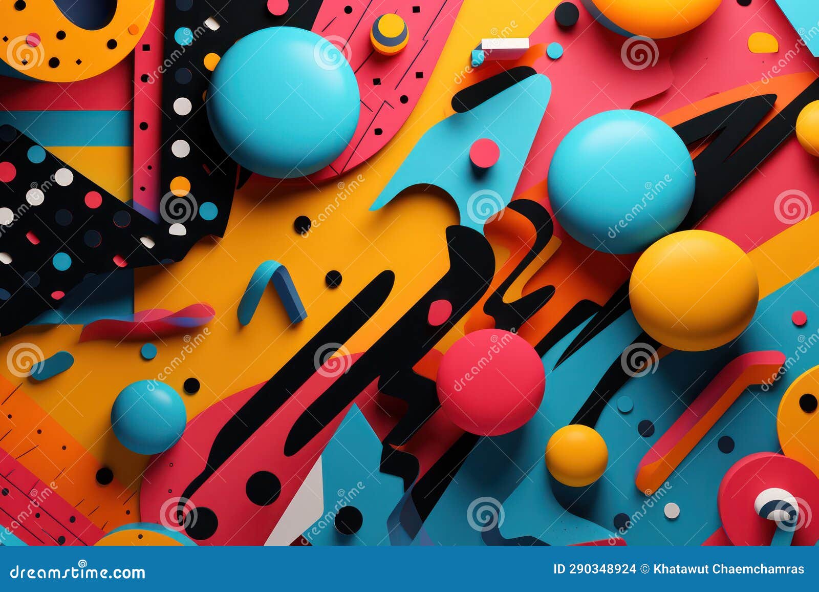 Dynamic Hues: a Splash of Colors Blend in this Abstract Background ...