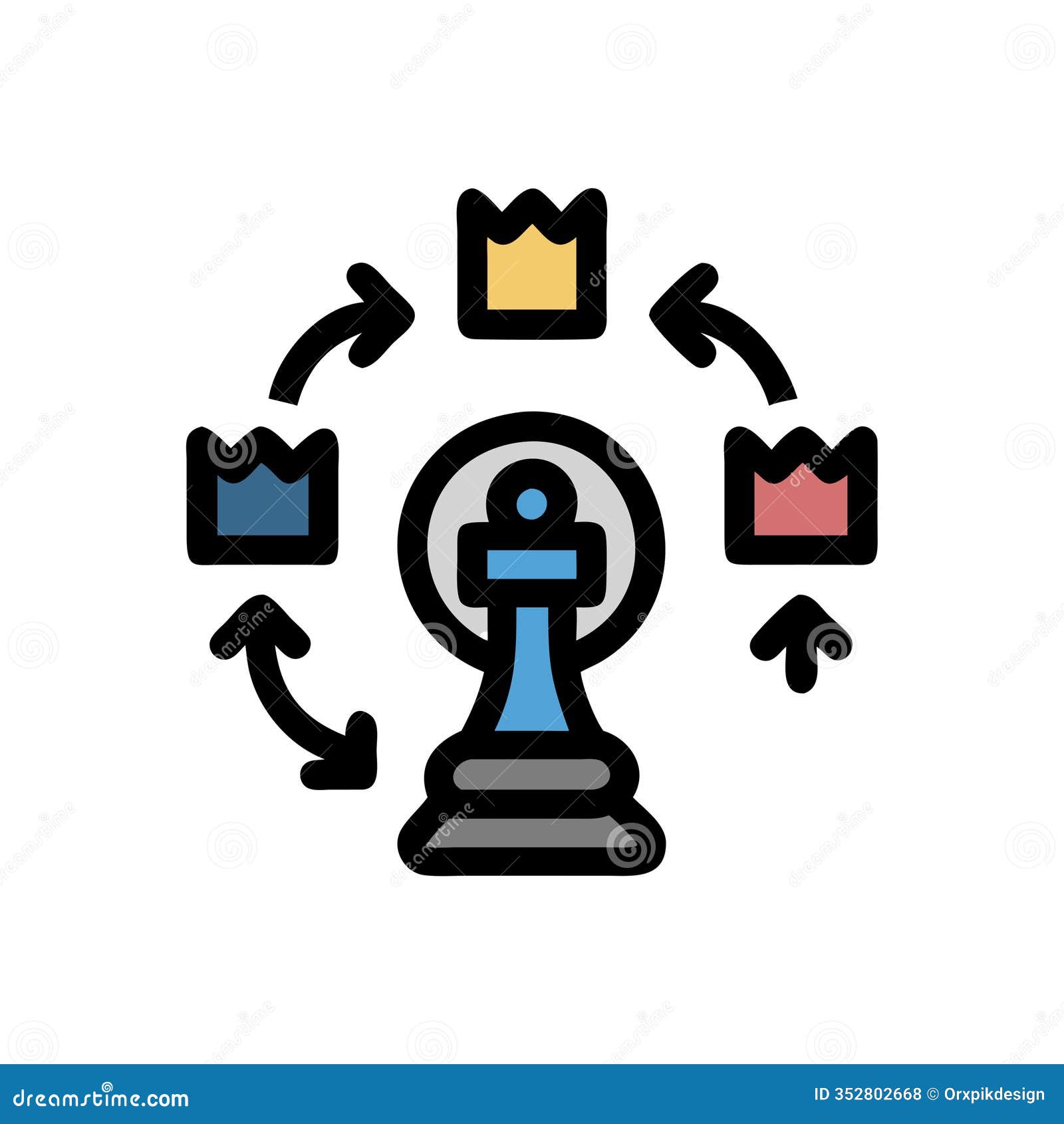 Resource Allocation Line Icons Collection. Allocation, Capacity ...