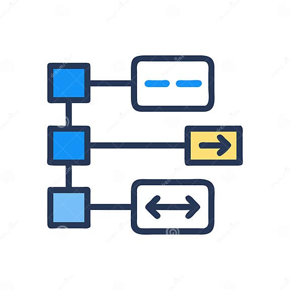 Dynamic Icons for Value Stream Mapping Processes Stock Vector ...