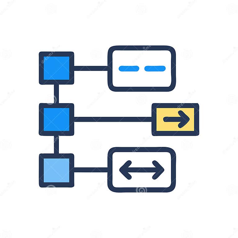 Dynamic Icons for Value Stream Mapping Processes Stock Vector ...