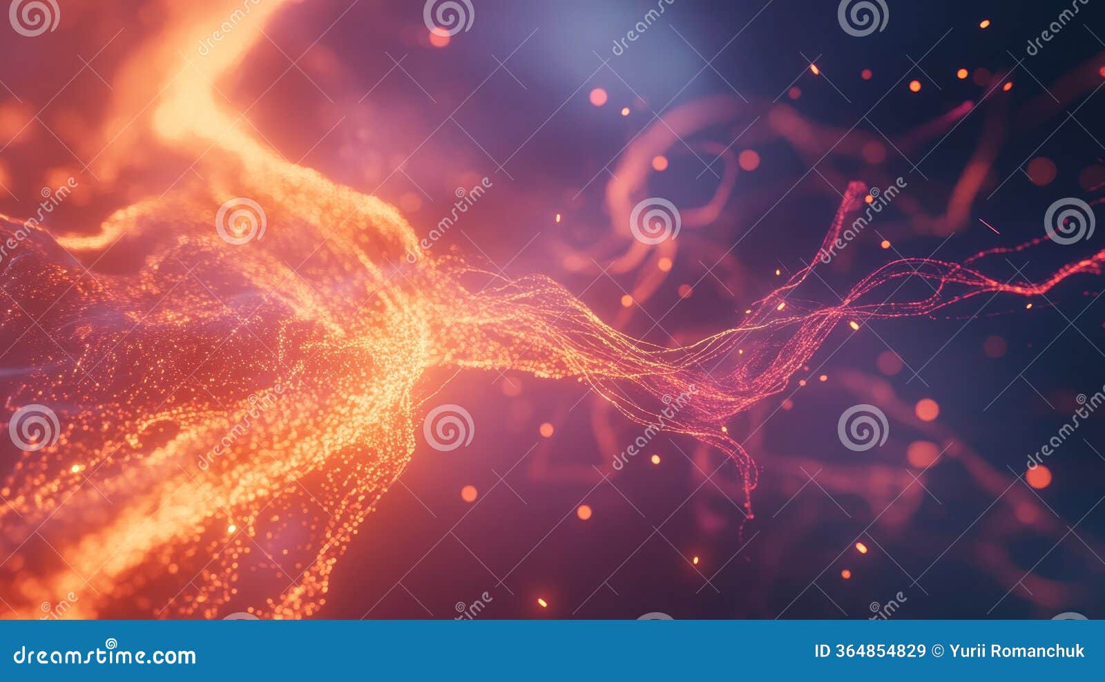 Dynamic Illustration Of Electrical Signals In A Beating Heart With ...