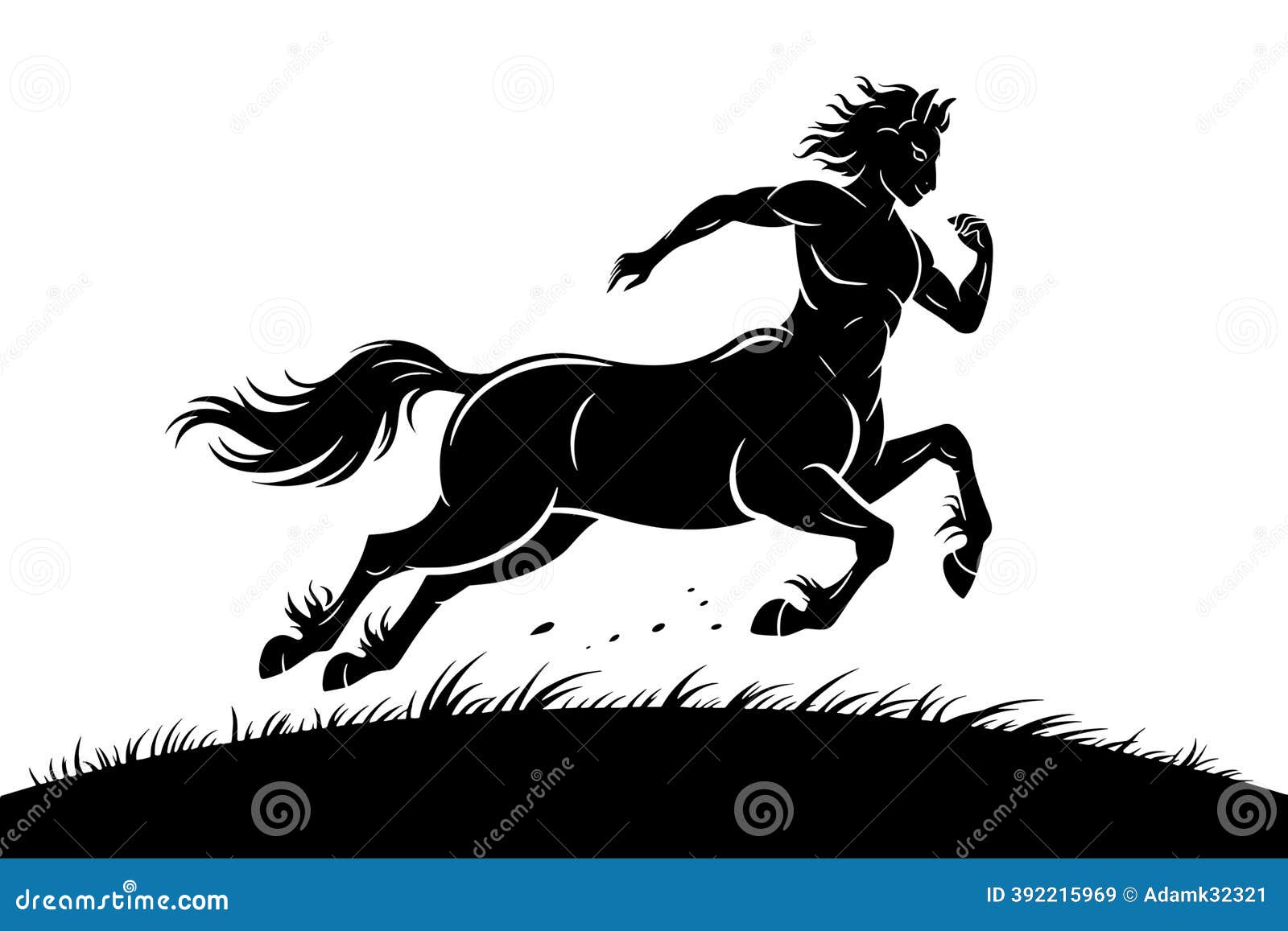 Centaur Scene 3D Illustration | CartoonDealer.com #118278607