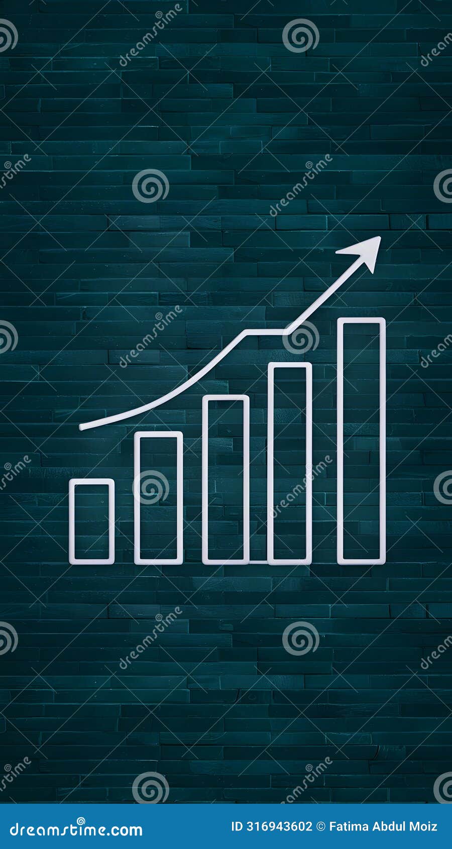 Dynamic Image of Progressively Higher Bar Chart, Background Stock Illustration - Illustration of ...