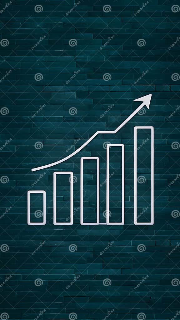 Dynamic Image of Progressively Higher Bar Chart, Background Stock Illustration - Illustration of ...