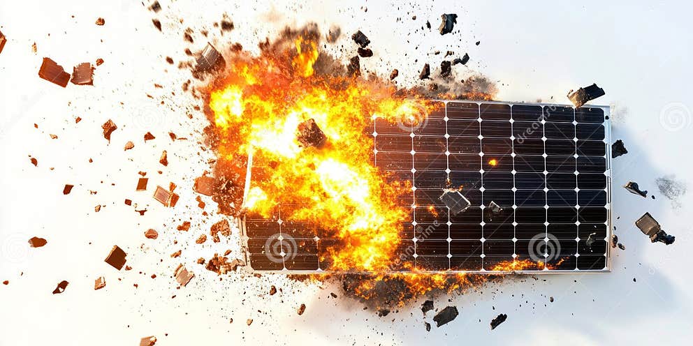 A Solar Panel Explosion Symbolizes the Dangers of Energy Sources ...