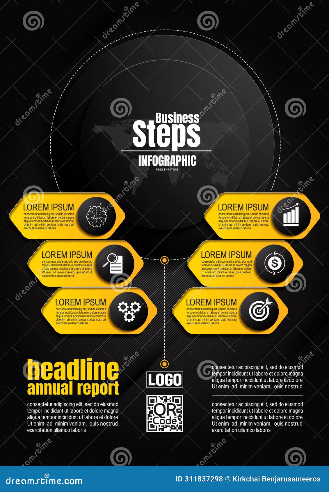 Dynamic Infographic Chart Templates Business Presentations Data ...