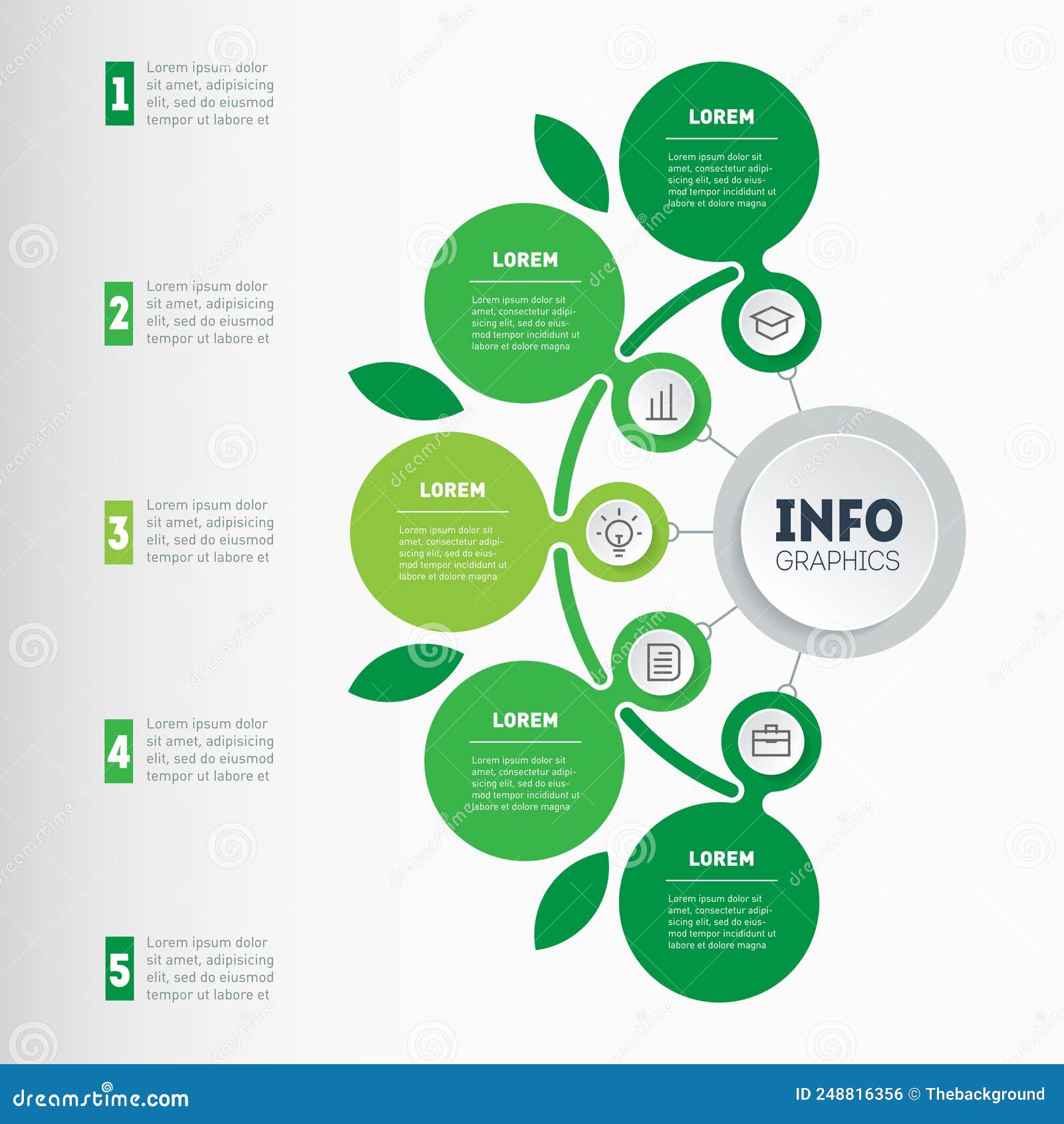 Infographic Or Agro Business Presentation Of 6 Parts. Dynamic ...