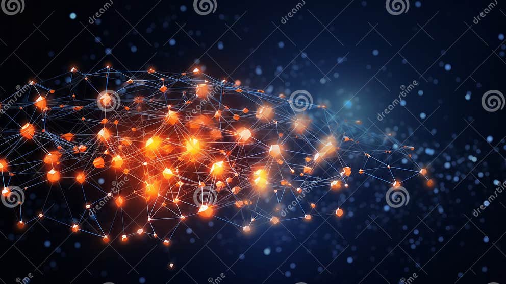 Dynamic Innovation Pattern, Captures AI Allure Stock Illustration ...