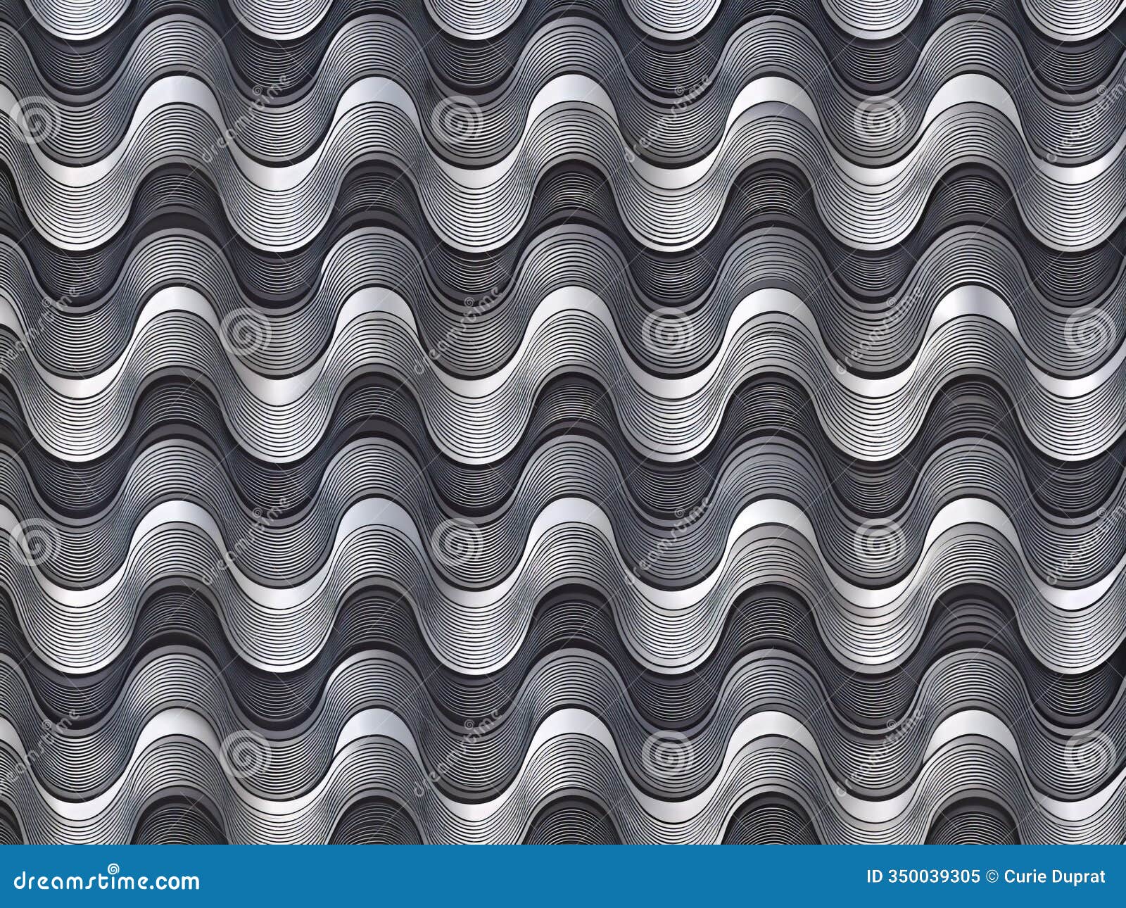 Dynamic Interlocking Geometric Fabric Pattern in Gunmetal Grey with ...