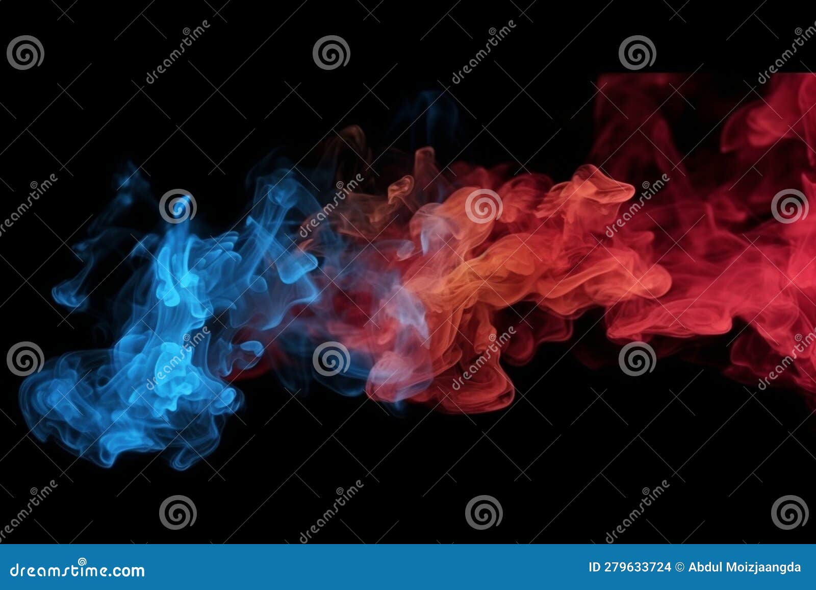 The Fascination Of Fire And Ice Circle Smoke And Abstract Geometry ...